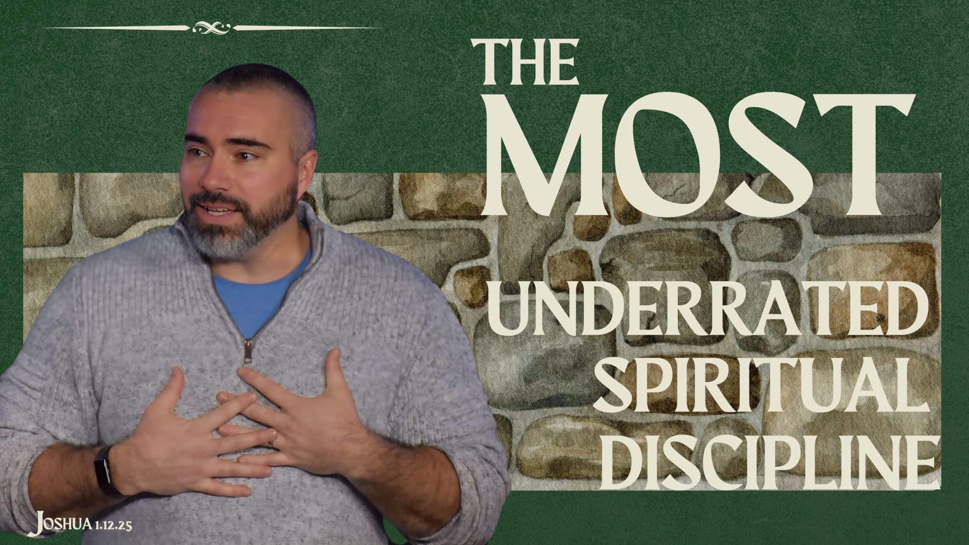 The MOST Underrated Spiritual Discipline - Mosaic Wadsworth